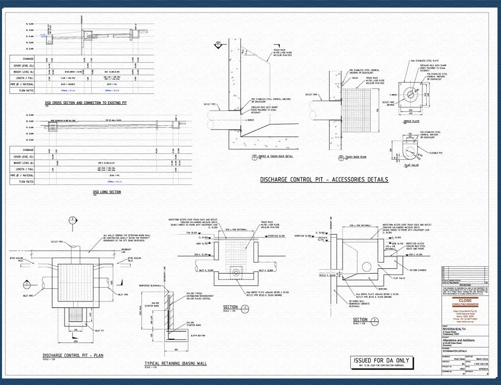 Retaining Wall with Planter box for Stormwater | CLOSE CONSULTANTS
